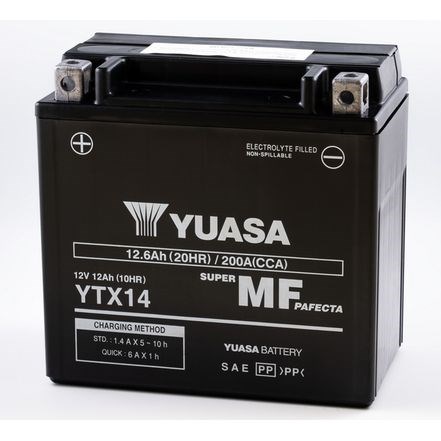 MC batteri 12V 12Ah - APRILIA, BMW, BUELL, CAGIVA, GILERA, HARLEY ...