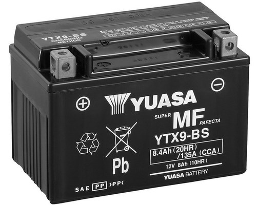 MC batteri 12V 8Ah - APRILIA, BETA, BMW, CAGIVA, HONDA, HUSABERG ...