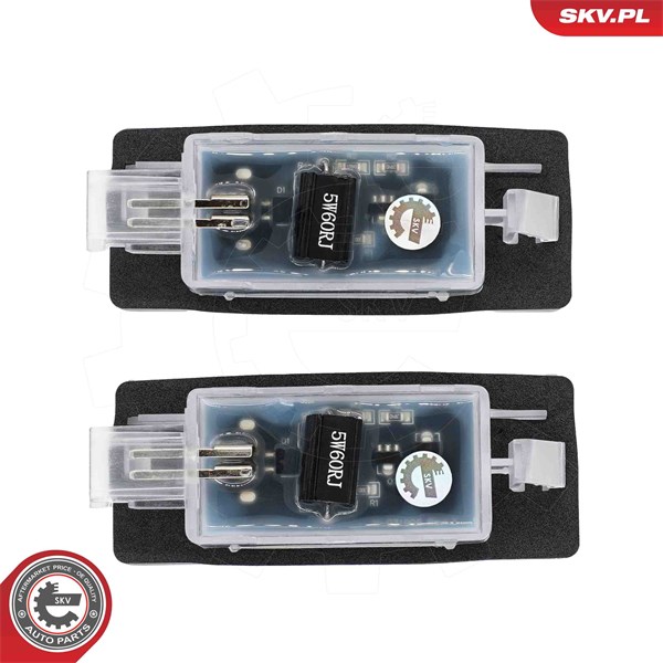 Belysning, registreringsskylt - OPEL VECTRA C - OE 6223510, 93180083